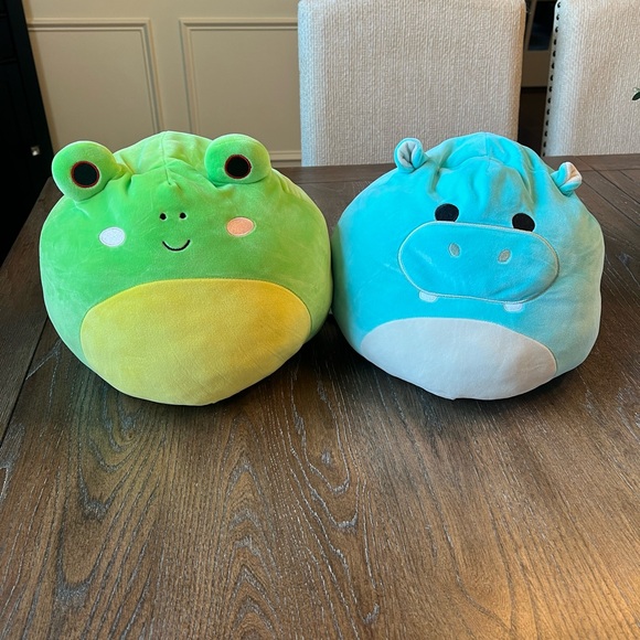 Squishmallows | Toys | Wendy The Frog And Hank The Hippo Squishmallow ...
